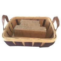 China Wooden Bushel Basket Kitchen Luxury Modern Chip Hamper Gift Packing Toys Hot Hanging Carton Single Customized Standing Type for sale