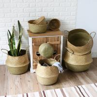 China Wholesale Seagrass Baskets Factory Best Selling Products Seagrass Belly Basket in High Quality for sale