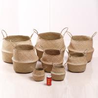 China Wholesale Seagrass Baskets Factory Best Selling Products Seagrass Belly Basket in High Quality for sale