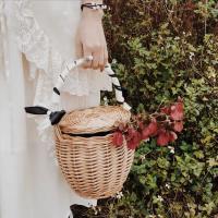 China Hot Sale Wicker 100% Handmade Craft Storage Basket for Storing Cheap Wholesale Products Wicker Woven Basket Picnic with Hand for sale
