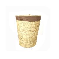 China Hot Selling Storage Home Decorative Rattan Basket Canvas Laundry Kid Toy Storage Baskets Cheap Bamboo Rattan Storage Basket for sale