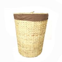 China Factory Selling Hand Woven Large Capacity Laundry Hamper Home Hotel Eco-friendly Firmly Storage Basket for sale
