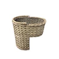 China Superior Quality Hand-woven Multifunction Storage Basket Department Hotel Ornament Stair Baskets With Handle for sale