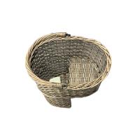 China Superior Quality Hand-woven Multifunction Storage Basket Department Hotel Ornament Stair Baskets With Handle for sale