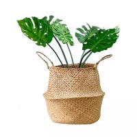 China Foldable Storage Basket Seaweed Flower Basket Hot Sale Manufacturers Wholesale Hand-woven Folding Customized Hand Woven/handmade for sale
