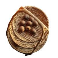 China Wholesale Price Snack Tray Rattan Storage Tray Hand Woven Bamboo Tray Set for sale
