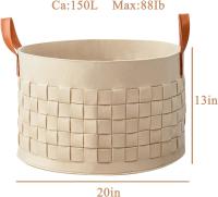China Customisable Color Woven Storage Box and Basket with Up To 10kg Weight Capacity and Eco Friendly Natural Fibers for sale