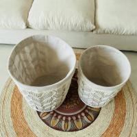 China Eco Friendly Woven Storage Bin with Handmade Arts Craft and Contemporary Design for Sustainable Home Organization for sale