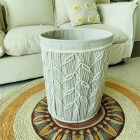 China Eco Friendly Woven Storage Bin with Handmade Arts Craft and Contemporary Design for Sustainable Home Organization for sale