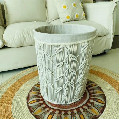 China Eco Friendly Woven Storage Bin with Handmade Arts Craft and Contemporary Design for Sustainable Home Organization for sale