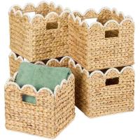 China Stackable Woven Home Decor And Storage Items With Contemporary Design Style And Natural Seagrass For Stylish Organization for sale