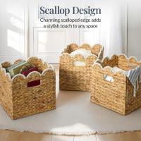 China Stackable Woven Home Decor And Storage Items With Contemporary Design Style And Natural Seagrass For Stylish Organization for sale
