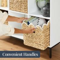 China Stackable Woven Home Decor And Storage Items With Contemporary Design Style And Natural Seagrass For Stylish Organization for sale