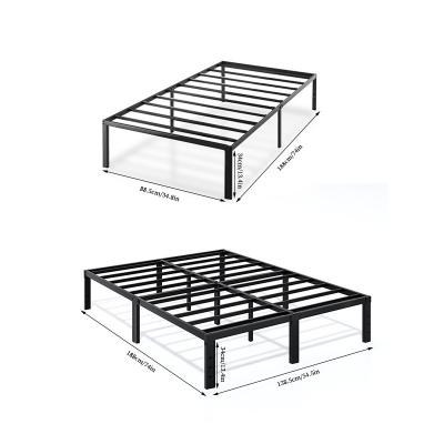 China Assembly Required Metal Frame Bed Robust Construction Suitable for Hotels Hostels and Multi Family Residential Buildings for sale