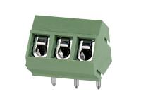 China CB Pitch 5.0mm 300V 15A 3 Pin Screw Terminal Block Connector CA350 Shrapnel Type for sale