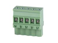 China Pitch 5.08mm Pcb Connector Terminal Block Horizontal Wiring Inlet Easy Connection for sale