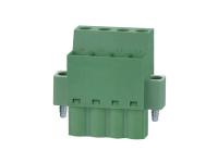 China Pcb Pluggable Terminal Block Pitch 3.5mm 3.81mm 5.08mm For Step-Shaped Housing for sale