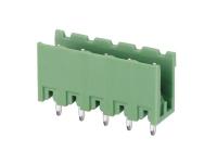 China 5p Half Shrouded Pin Header Connectors Verticle Insertion Header Easy Installation for sale