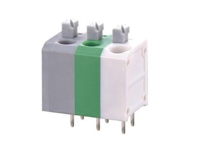 China 5.0/3.81mm Pitch Multi Color Splice Screwless Terminal Block CE Certified for sale