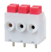 China 3P Spliceable Screwless Wire Connector With Customized Color Case and Pressing Button for sale