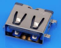 China USB2.0 Offset Type USB PCB Connectors 4.4H With 10.5L 3u