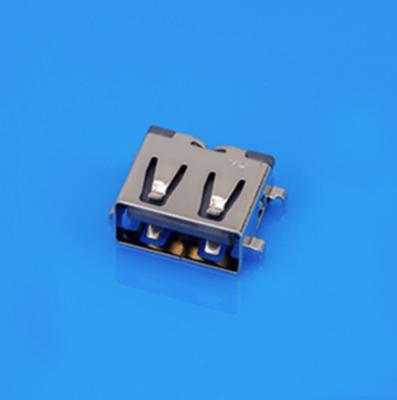 China USB2.0 Offset Type USB PCB Connectors 4.4H With 10.5L 3u