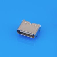 China 6P DIP USB Type C Connector Single Row 6.9mm Length 3A 3U