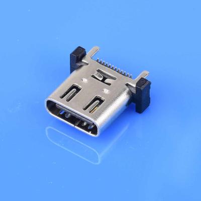 China USB TYPE C 24PIN JAE Type Verticle 10.05mm Height for Power Strip and Adapter Application	UL94V0 PA9T TYPE C Connector for sale