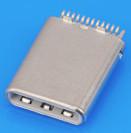 China USB TYPE-C 24PIN Splint Type Plug 3u