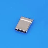 China Alinta USB TYPE C 24PIN Plug Verticle DIP Overall Height 11.0mm Stretch Type Stainless Steel Shell for sale
