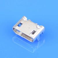 China Alinta MICRO USB Receptacle DIP Mount Top on Board Horn Type No Curled edge Stainless Steel Type Micro USB Port for sale
