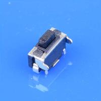 China 2X4mm One-Piece Type Tact Button Switch Black With Long Life Cycles Up To 100000 for sale