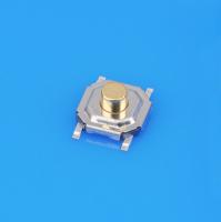 China 4*4*2.5H Brass Push Button Tact Switch 0.2mm 50mA 12VDC Momentary Action for sale