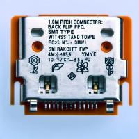 China 1.0mm Pitch FPC Connector Back Flip SMT Type -40C to 85C for sale