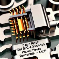 China 1.0mm Pitch SMT FPC Connector with Phosphor Bronze Terminals 4-40P for sale