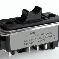 China PA46 Black Tact Slide Switch SUS Cover 10000 Cycles 150gf±100gf for sale