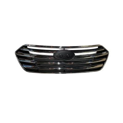 China 13-16 Modern Santa Fe Front Grille in Black and Chrome with Single Eyelet 86350B8000 for sale