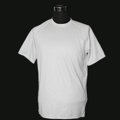 China White 100 Percent Polyester Shirts Fashion And Handsome Short Sleeve for sale
