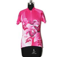 China Normal Anti - Slip Road Cycling Clothing Light Weight With Front Zipper for sale