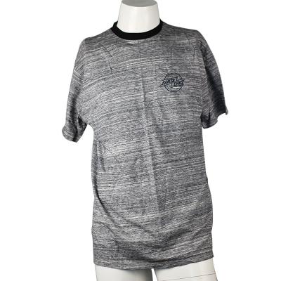 China Round Collar Customized Tee Shirts 150g 180g Slim Fit Pattern Printing for sale