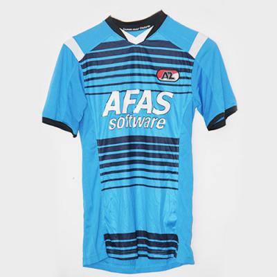 China Moisture Wicking Football Spirit Shirts 92% Polyester 8% Spandex Light Blue for sale