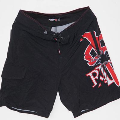 China Black Patterned Cool Mens Boardshorts Not Easily Deformed Breathable Nontoxic for sale