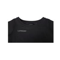 China Short Sleeve Classic Black T Shirt 96% Polyester 4% Spandex For Women for sale