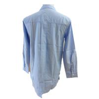China Cotton Ladies Casual Wear Summer Fashion Simple Tops Turn Down Collar Shirt for sale