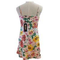 China Summer Floral Print Beach Maxi Tie Ladies Casual Wear Sleeveless Sexy Camisole Dresses for sale