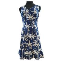 China Ladies Flounce Hem Floral Dress Knee Length for sale