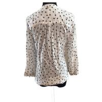 China Stain Printed M Loose Fit Ladies Casual Blouse for sale