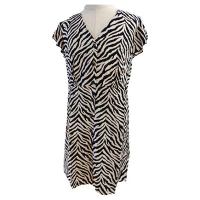 China Animal Print Summer Plus Size Ladies Casual Wear for sale