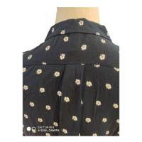 China Autumn Female Long Sleeve Floral Blouse And Shirt With Chest Pocket for sale
