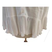 China Button V Neck Fold Hem And Sleeve XS Ladies Casual Wear for sale